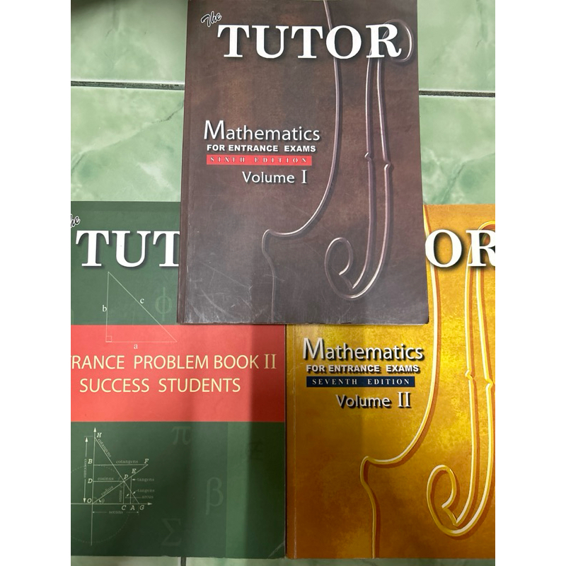 the tutor mathematics มีขีดเขียนบางส่วนมีเฉลย | Shopee Thailand
