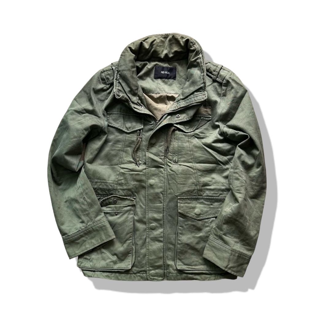 AD HOC M-65 Military Hooded Jacket รอบอก 42” | Shopee Thailand