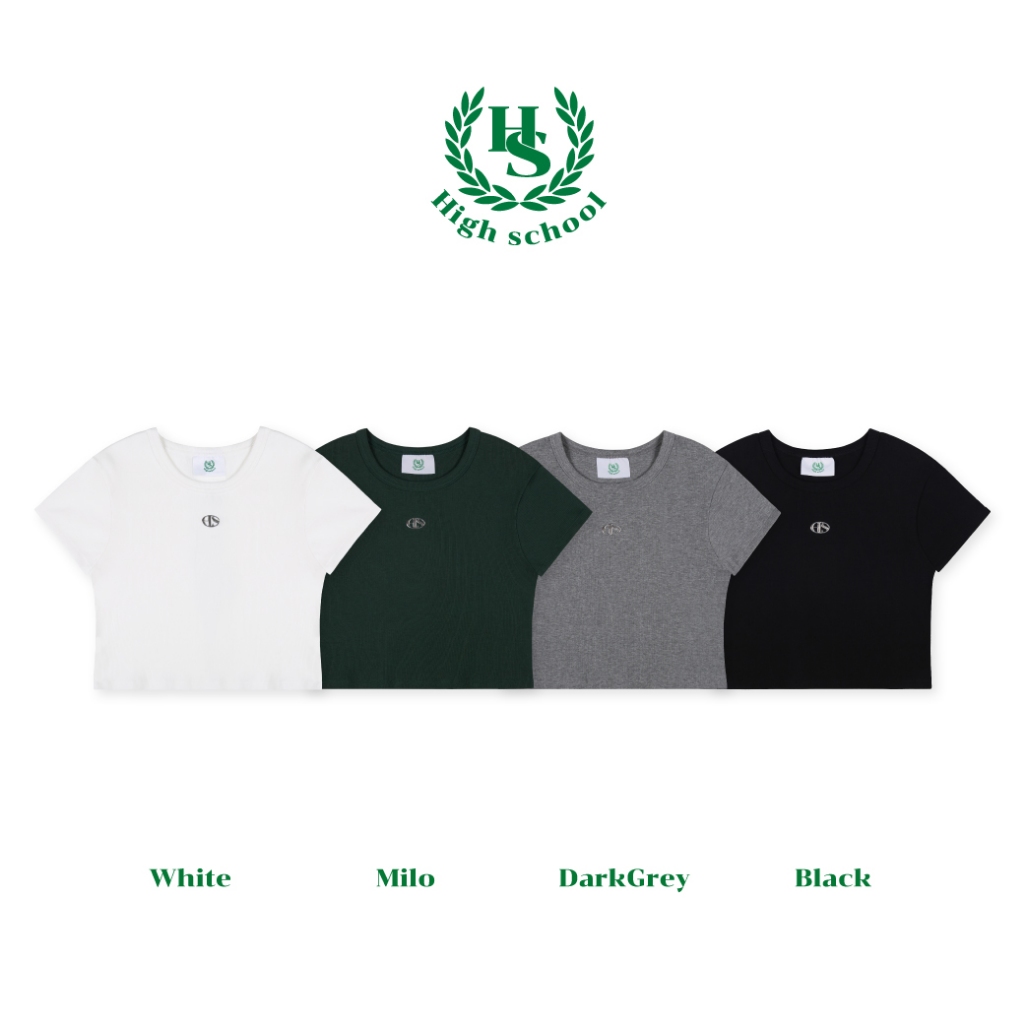 Highschool - TPG05128 เสื้อเบบี้ที Metalic Logo Baby Tee | Shopee Thailand