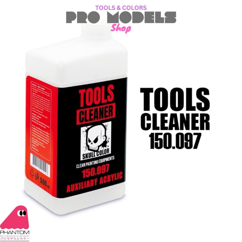 SKULL COLOR น้ำยาทำความสะอาดอุปกรณ์ Tools Cleaner 500 ml | Shopee Thailand