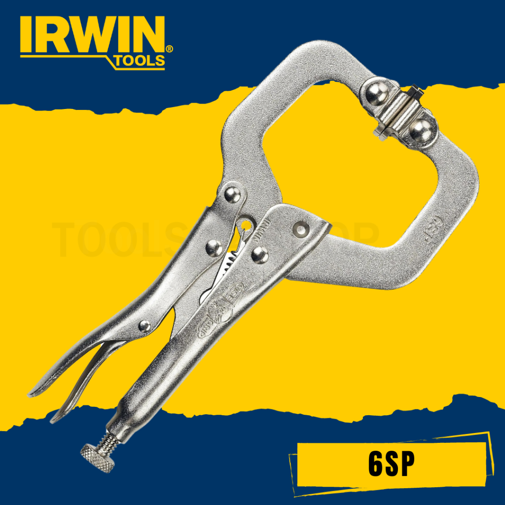 IRWIN คีมล็อคตัวซีปลายหมุนได้ ขนาด 6″ No.6SP | Shopee Thailand
