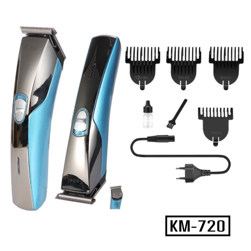 kemei ปัตตาเลี่ยน KM720 kemei ปัตตาเลี่ยนไร้สาย โกนหนวด ตัดผม รุ่น KM-720 พิเศษใบตัดไทเทเนียม คม ...