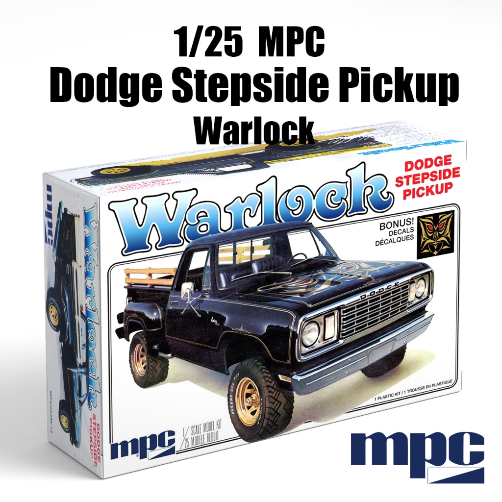 MPC 1/25 Dodge Stepside Pickup Warlock | Shopee Thailand