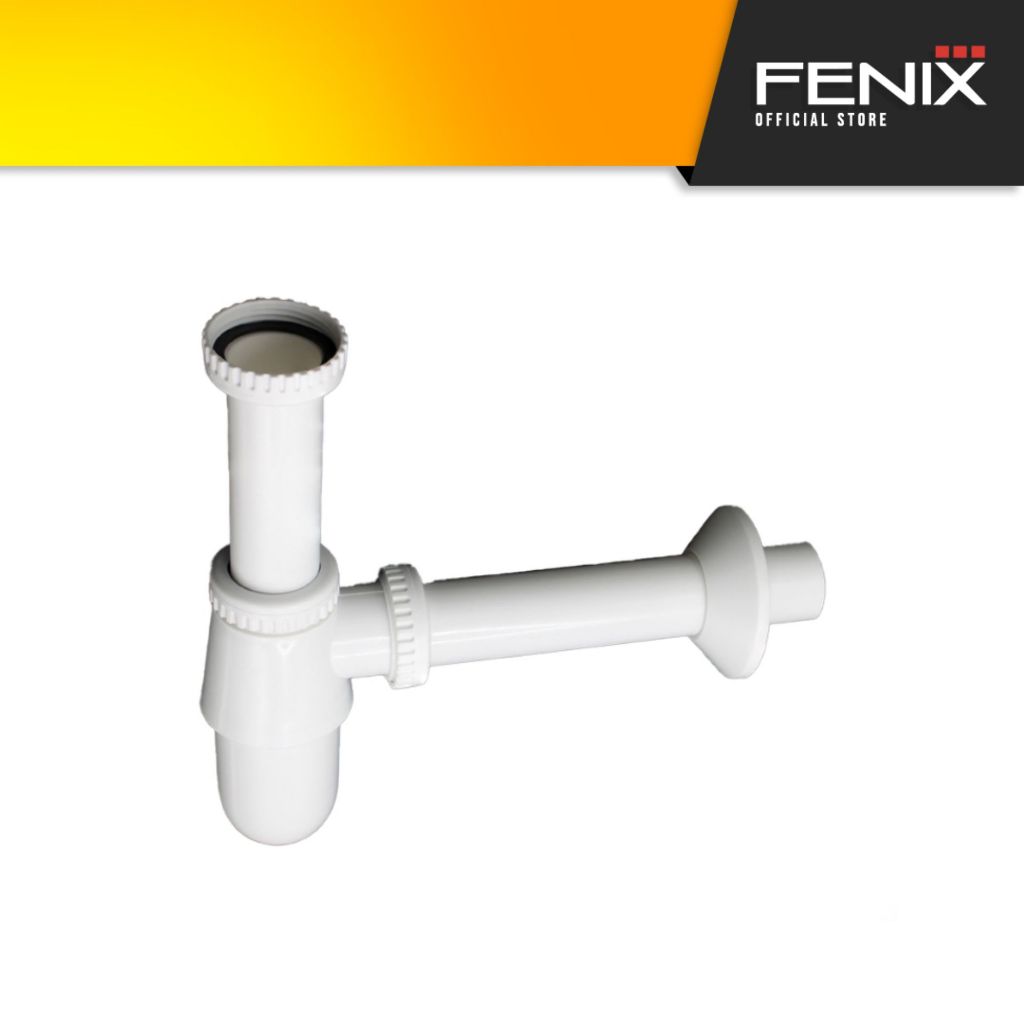 FENIX ท่อน้ำทิ้งอ่างล้างหน้าแบบกระปุก PVC ท่อน้ำทิ้งสีขาว ท่อน้ำทิ้ง ...