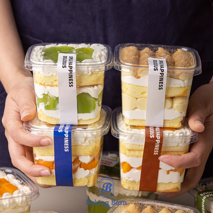 Baking Barn Bakery box baking package กล่องพลาสติกใส กล่องใส่ขนม ใส่ขนม ...