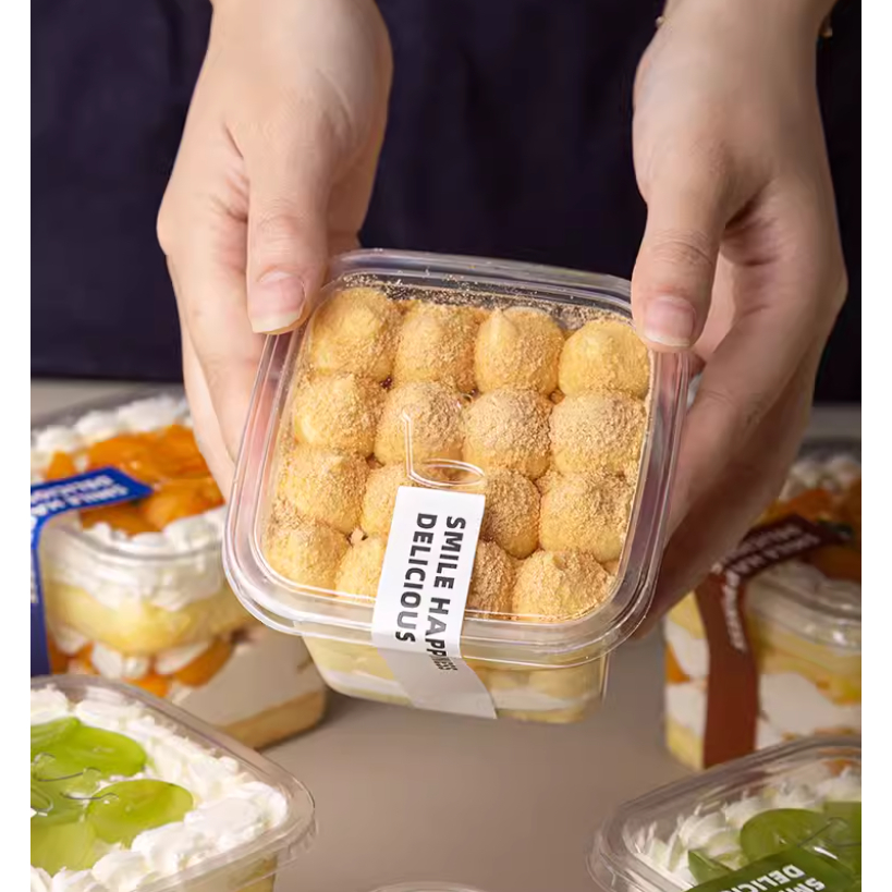 Baking Barn Bakery box baking package กล่องพลาสติกใส กล่องใส่ขนม ใส่ขนม ...