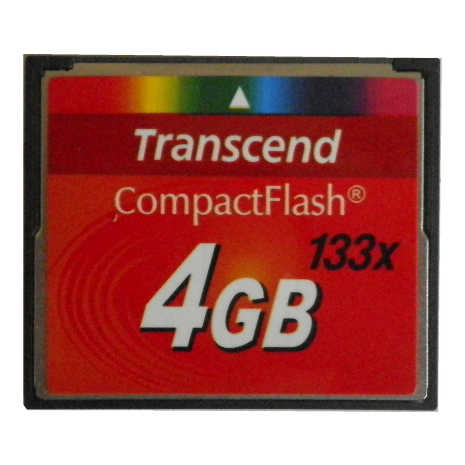 Transcend 4GB CompactFlash CF Memory card การ์ดหน่วยความจำ133x | Shopee Thailand