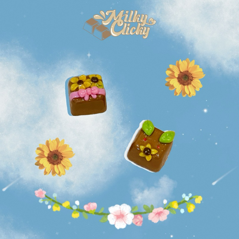 คีย์แคปทานตะวัน Sunflower Keycap | Shopee Thailand