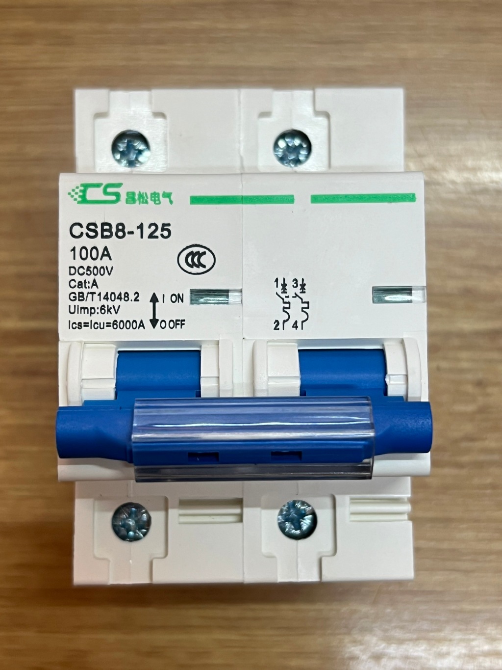 เบรกเกอร์ไฟจากแบตเตอรี่ DC 100A 125A 2P 500v CB (ตรงรุ่น) | Shopee Thailand