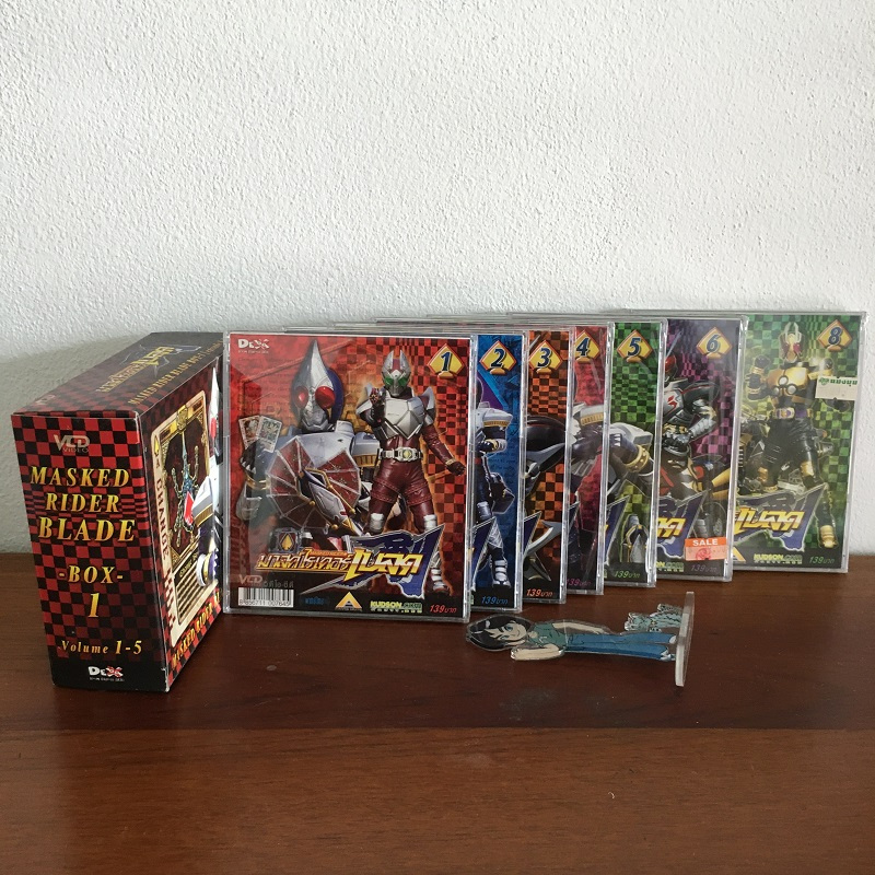 (มือสอง) VCD Movie Masked Rider Blade มาสค์ไรเดอร์เบลด แผ่น 1-6,8 ...