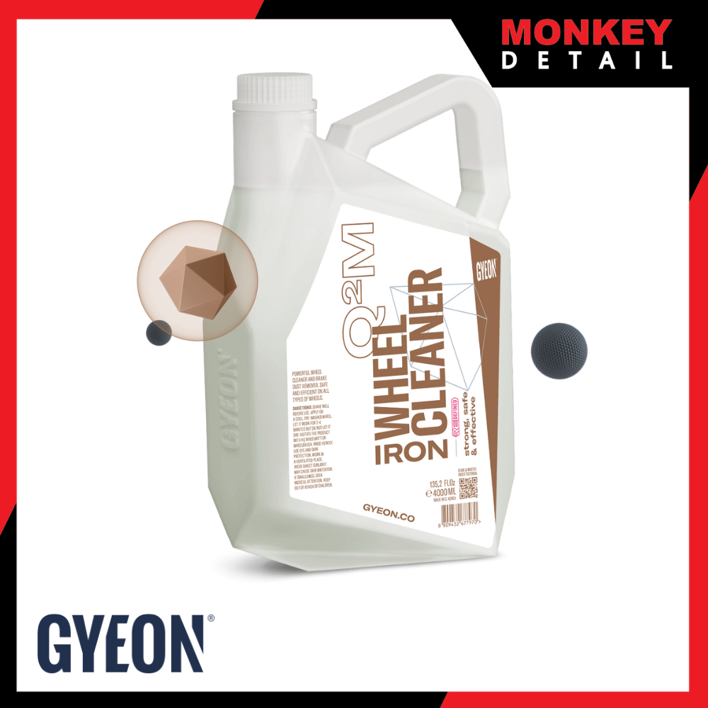 GYEON Q²M IRON WHEEL CLEANER 4000 ML. น้ำยาขจัดคราบผงเบรค คราบสกปรก ล้อ ...