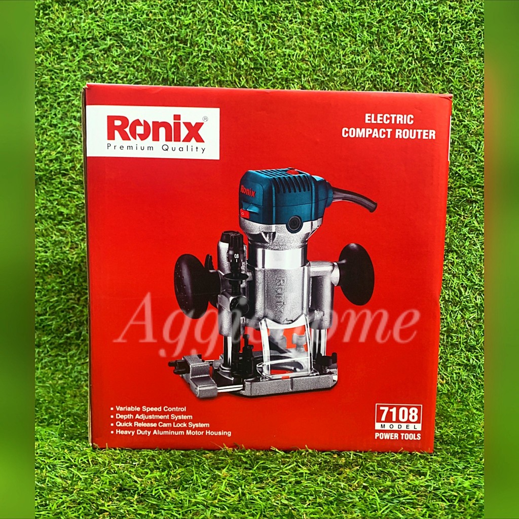 RONIX เครื่องเราเตอร์ 710W 220V. รุ่น 7108 ระบบหยุด 3 ระดับ หัวจับคอลเล ...