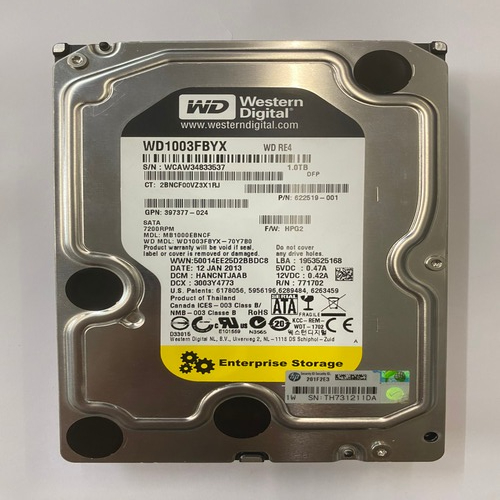 HDD WD SATA 64 MB Black Enterprise Grade 1TB (WD1003FBYX) | Shopee Thailand