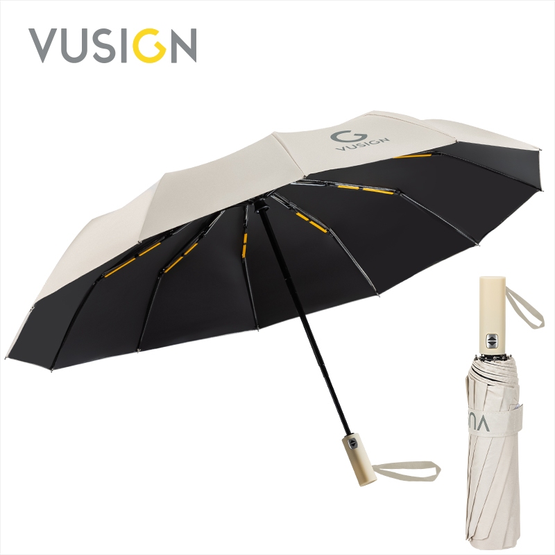 Vusign ร่มอัตโนมัติ ร่มกันแดด UV เปิด-ปิดออโต้ กันแดดกันฝน น้ำหนักเบา พกพาสะดวก พับเก็บได้ ...