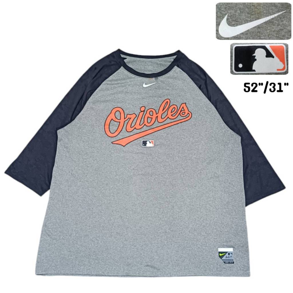 NIKE DRI-FIT MLB Long Sleeve Shirt เสื้อแขนยาว 3 ส่วน ผ้ากีฬา ไนกี้ ...