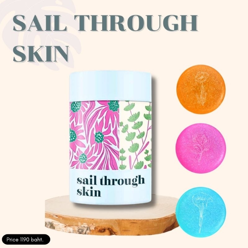 Sail through skin soap 100g x 3สูตร | Shopee Thailand