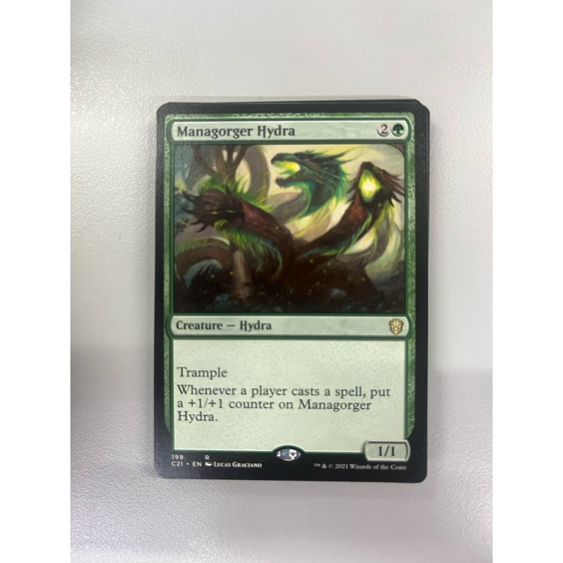 การ์ด MTG Managorger Hydra Green Magic the Gathering EDH รุ่น C21 สภาพ ...