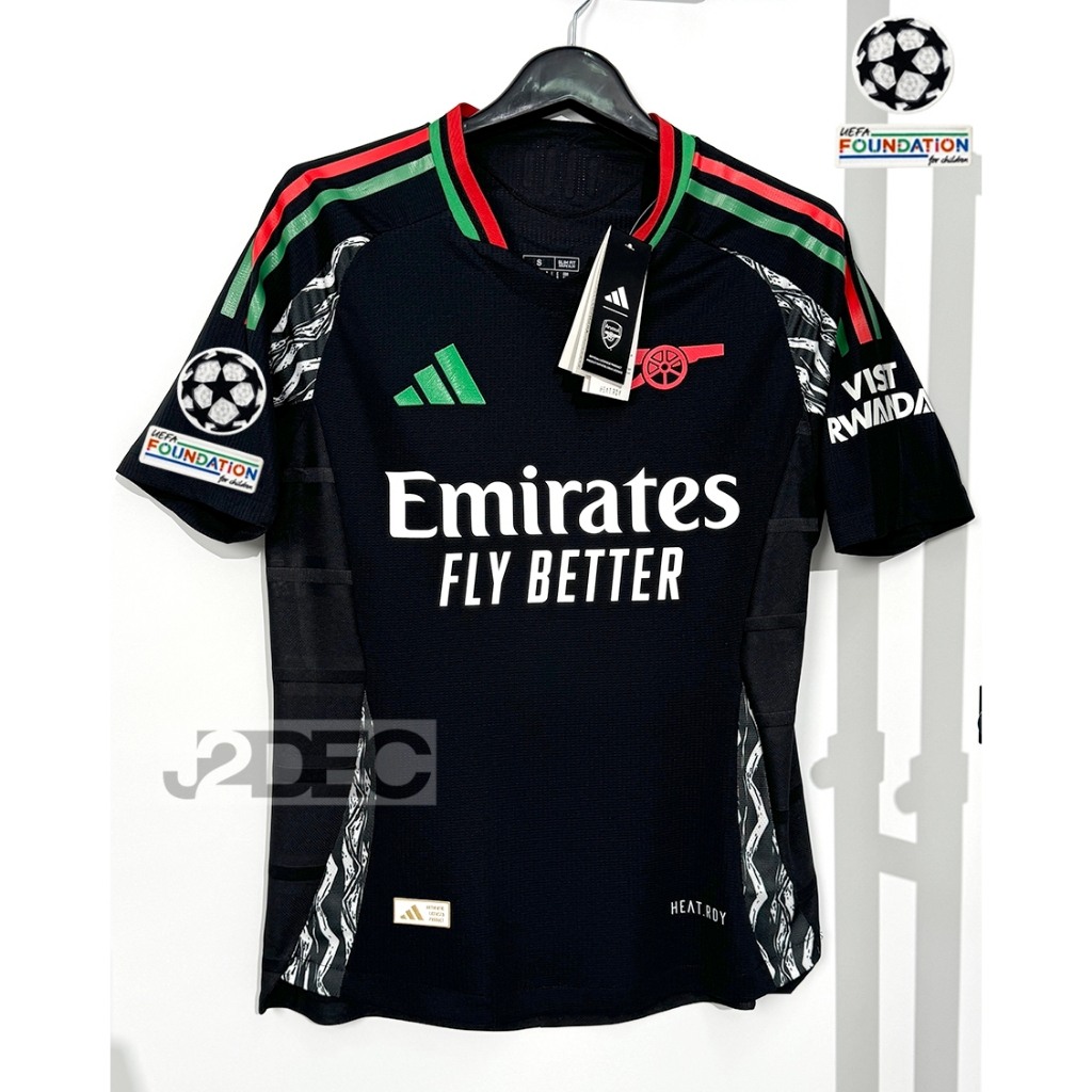เสื้อฟุตบอล - [เกรดPLAYER.] - อาร์เซน่อล. / อาร์ม UCL./ (เยือน 2024/25.) - [สามารถเฟล็กชื่อนัก ...