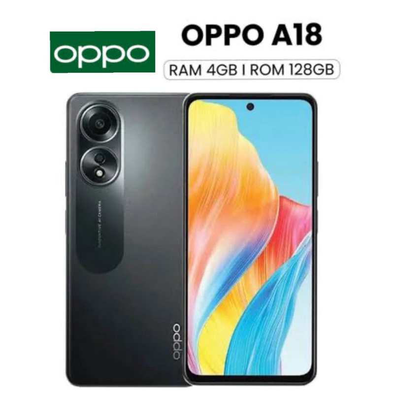 Oppo A18 (Ram4/Rom128GB)เครื่องแท้ศูนย์ มือสองสภาพสวย | Shopee Thailand