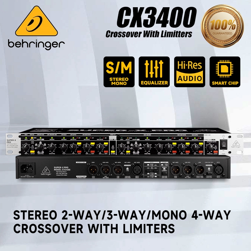 Behringer CX3400 สเตอริโอมืออาชีพเดียว Single Road 4 Subniders ถนน ...