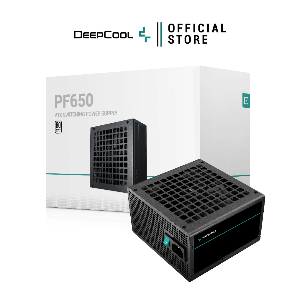 พาเวอร์ซัพพลาย DEEPCOOL - POWER SUPPLY 650W PF650 (80+) รับประกัน 3 ปี ...