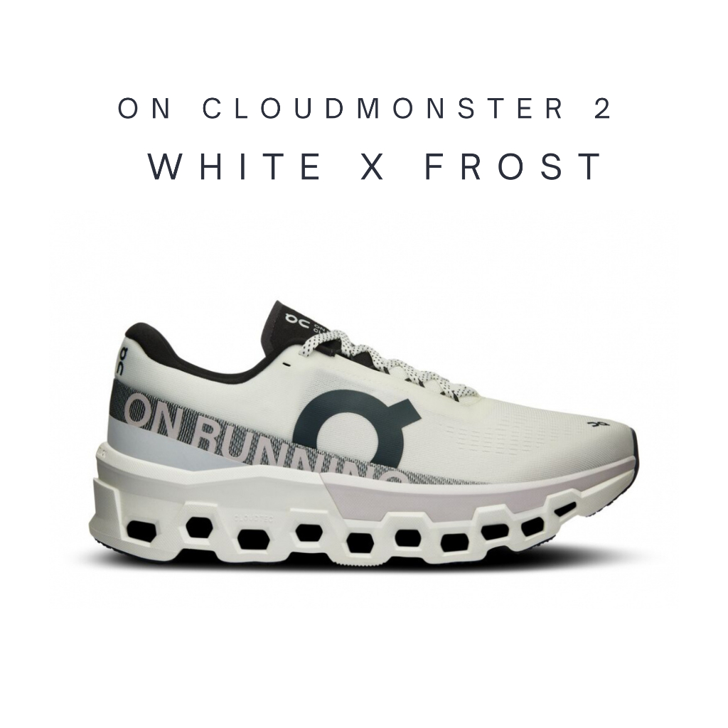 [พร้อมส่ง] On Running Cloud Monster 2 Mens White x Frost 3ME10120664 ...