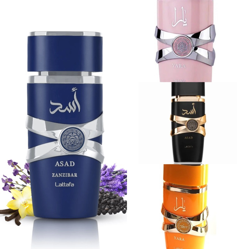 Lattafa Asad/Zanzibar & Lattafa Yara Pink/Tous 100ml. น้ำหอมอาหรับแท้ ...