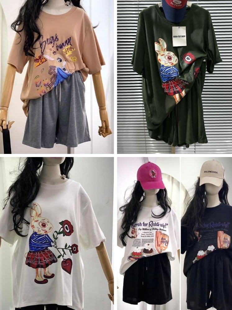 𝑨𝒍𝒊𝒄𝒆♥︎ งานป้าย KKUU TIST SET ชุดเซ็ต2ชิ้น เสื้อ+กางเกงขาสั้น ชุดเซ็ตโอเวอร์ไซส์ สาวอวบใส่ได้ค่ะ ...