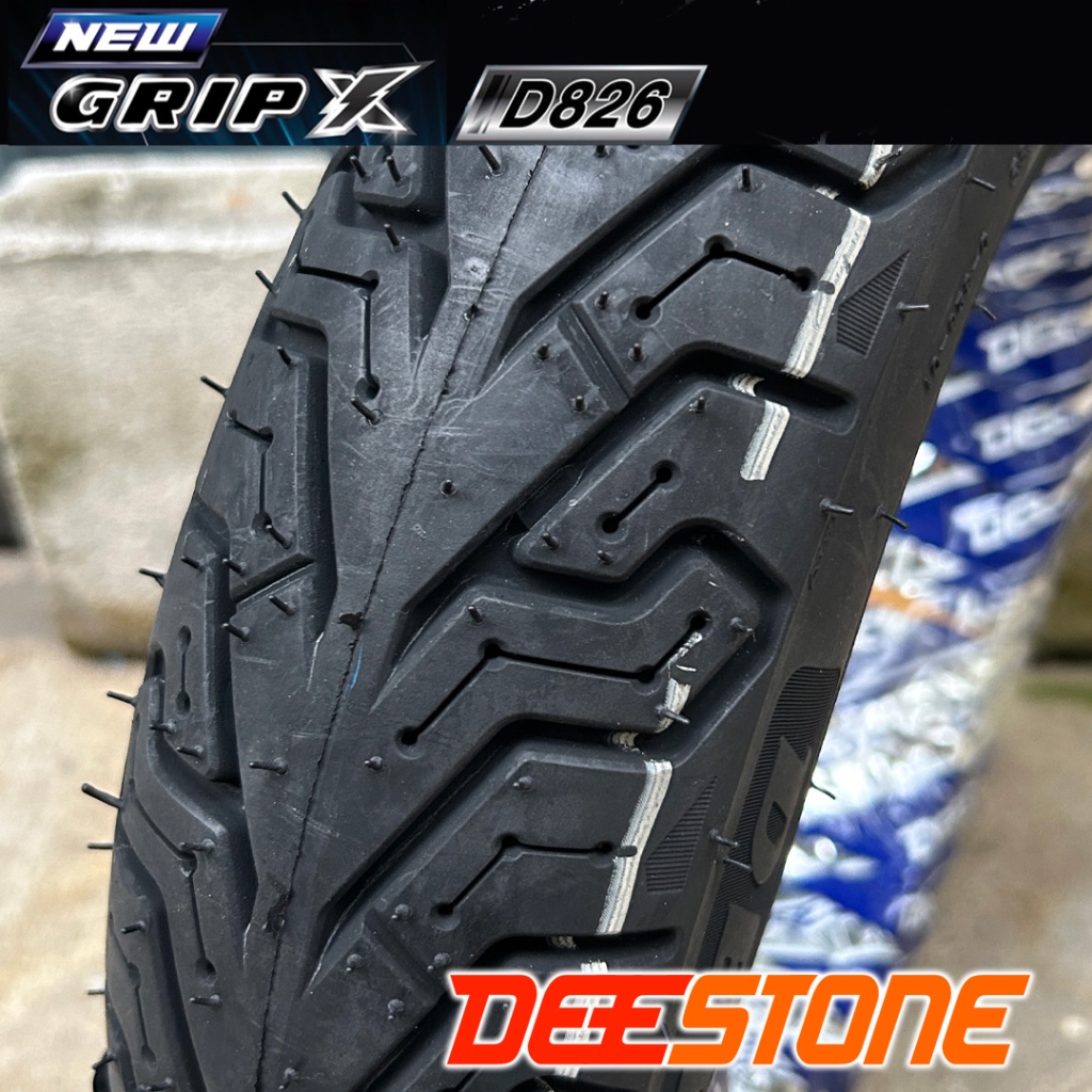 Honda Dio , Giorno , Julio , ZX ยาง 3.00-10 Deestone D826 Grip X จุ๊บเล ...