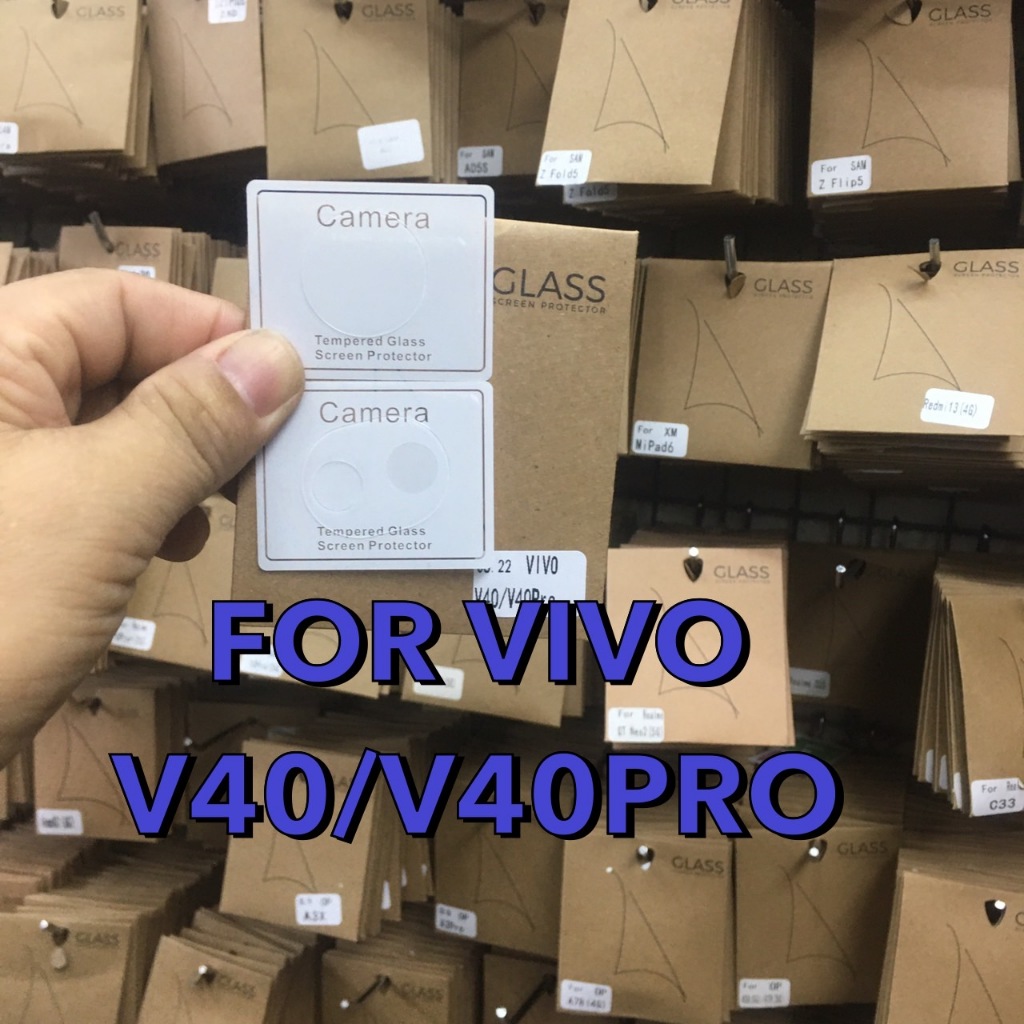 VIVO V40/V40PRO(2.5D)วีโว่ ฟิล์มกันรอย ฟิล์มกระจกกันรอย ฟิล์มกันรอยเลนส์กล้อง แบบใส2.5D (LENS ...