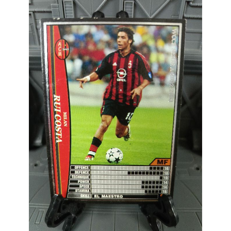 Rui Costa WCCF PANINI soccer card made in Japan sports Fight 154/288 Ac ...