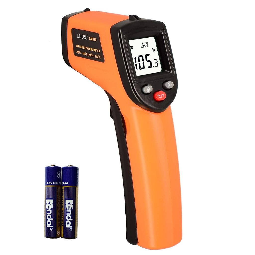 GM320 เครื่องวัดอุณหภูมิอินฟราเรด จอ Lcd อุตสาหกรรม ไม่สัมผัส วัด ...