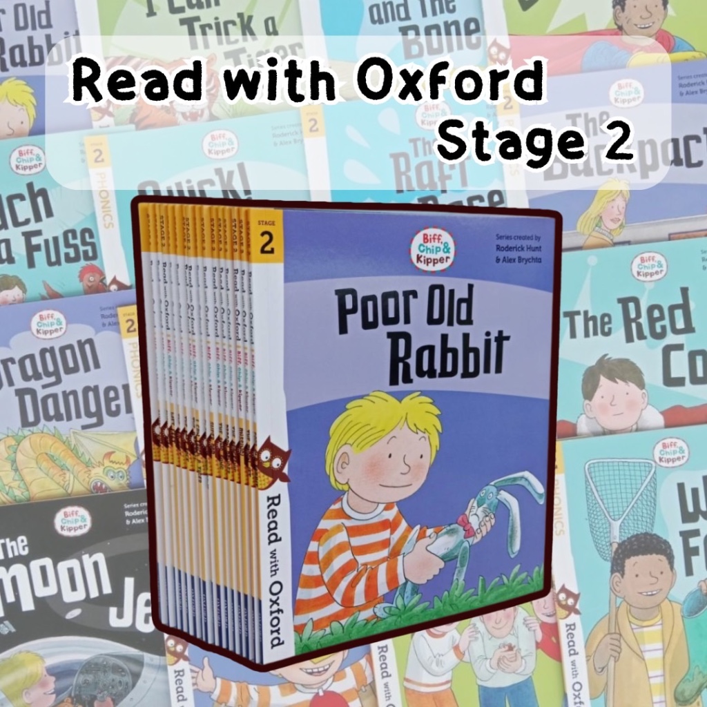 หนังสือชุด Read with Oxford Stage 2 (ชุด 16 เล่ม) หัดอ่าน Read with owl ...
