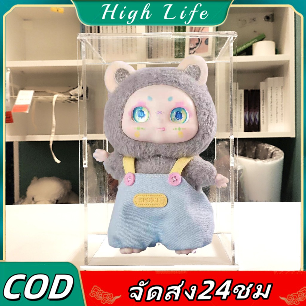 kimmon Box V6 กล่องอะคริลิค ซ้อนทับได้ แข็งแรง กันฝุ่น ใสมาก art toy ...