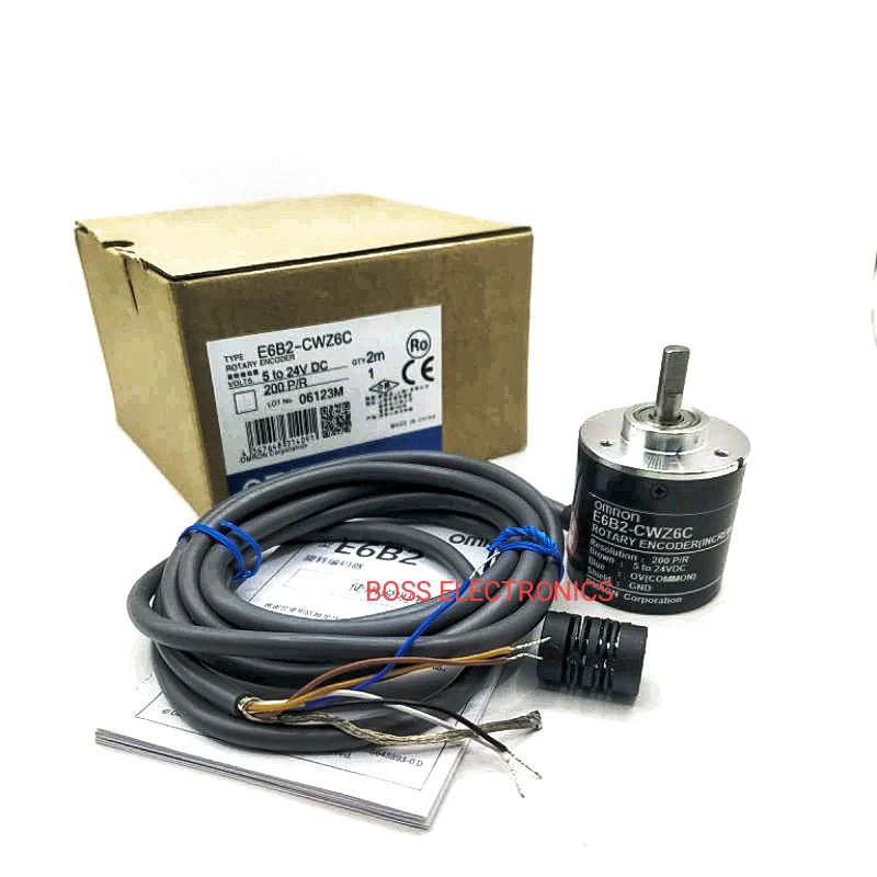 E6B2-CWZ6C 200P/R ROTARY ENCODER 200P/R เอ็นโค้ดเดอร์โรตารี่ OMRON 5 ...