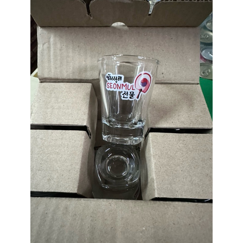 แก้วของแท้ ⭕️Brand: UNION Glassware แก้วช็อด สกรีนลาย seonmul(ซันมุล)1 ...