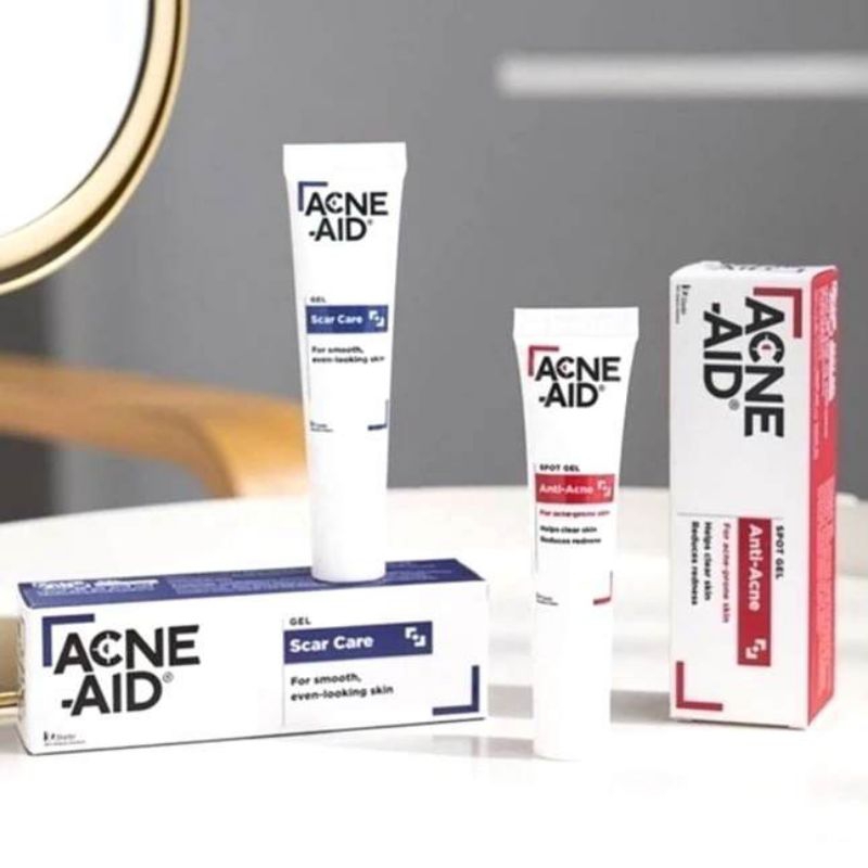 แอคเน่ เอด เจล สำหรับ สิว Acne aid acne prone skin หลอดแดง หลอดฟ้า ลด ...