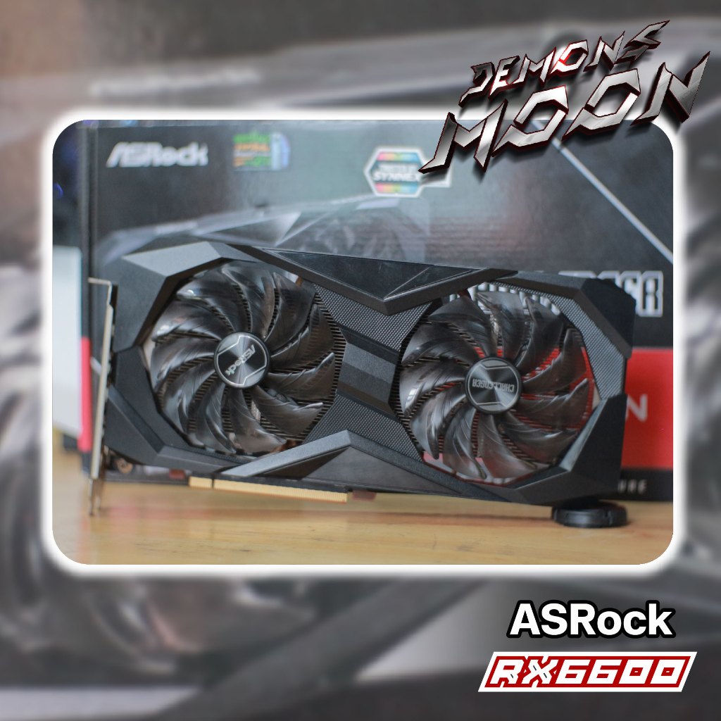 RX6600 ASRock 8GB Challenger กาดจอ amd ประกันใจ synnex 12/2024 + 7 วัน ...