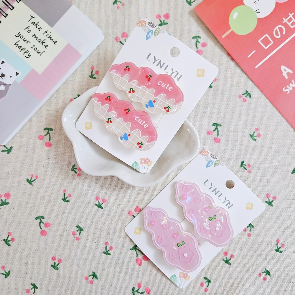 C07 กิ๊บติดผมแฟชั่นทรงก้อนเมฆ แพค 2 ชิ้น (ส่งจากไทย) | Shopee Thailand