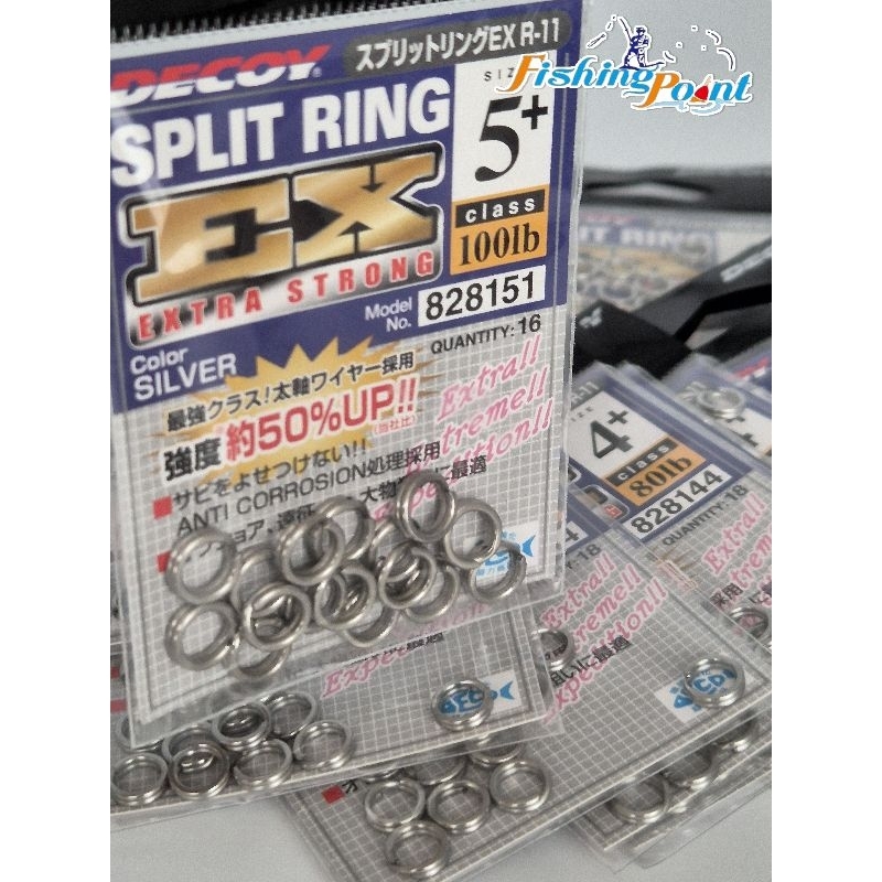 สปลิทริง Split ring Decoy EX (Extra strong) สีเงิน made in Japan | Shopee Thailand