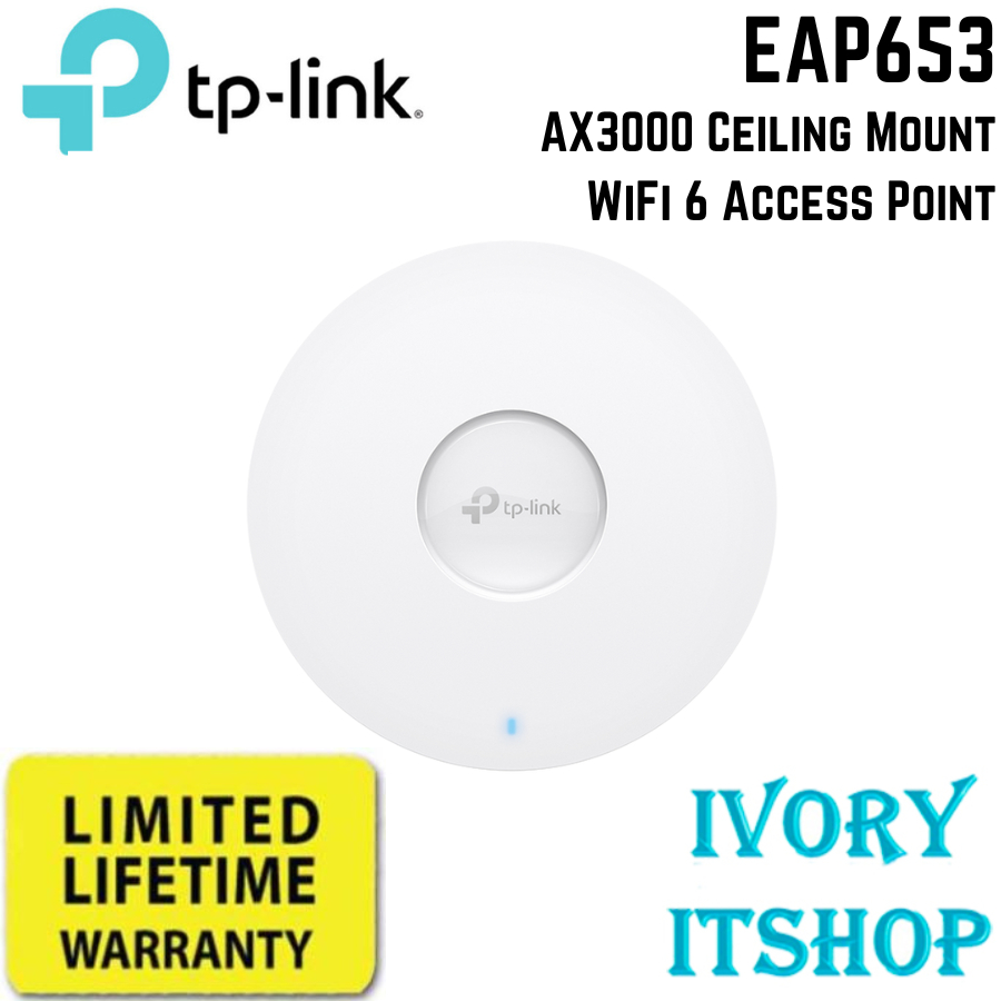 TP-LINK EAP653 AX3000 Ceiling Mount WiFi 6 Access Point | Shopee Thailand