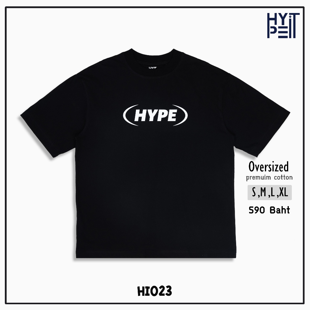 Hype It - Maxi Hype Logo Collection T-shirts เสื้อยืดแขนสั้นทรง ...