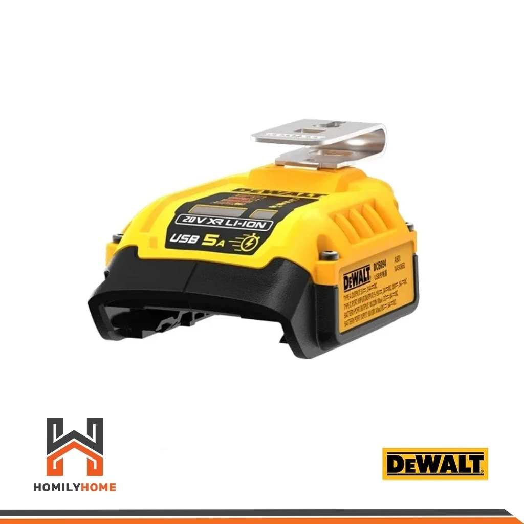 DEWALT อุปกรณ์ต่อ USB DCB094K ตัวแปลงแบตเตอรี่ อุปกรณ์ชาร์จแบตเตอรี่ ...