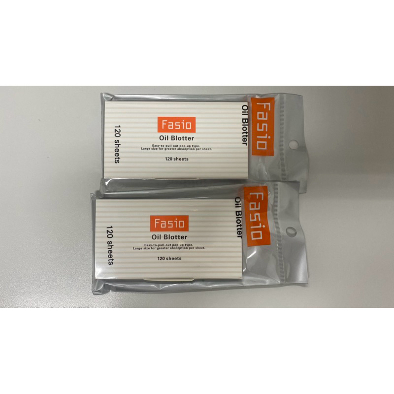 [ของใหม่] กระดาษซับมัน Fasio 120 แผ่น | Shopee Thailand