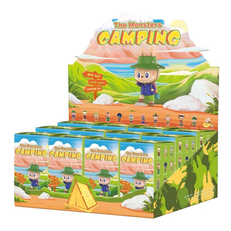 โมเดล POP MART The Monsters LABUBU Camping Series Blind Box แบบยกชุด ลิขสิทธิ์แท้ พร้อมส่ง ในชุด ...