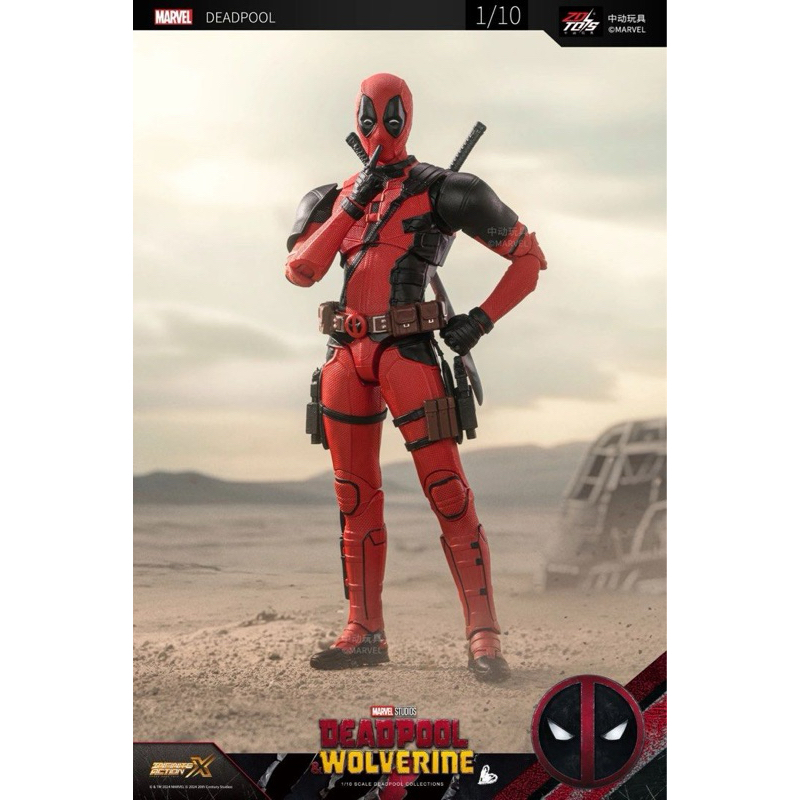 ZD Toys Deadpool & Wolverine – Deadpool 1:10 Scale Collectible Figure ...