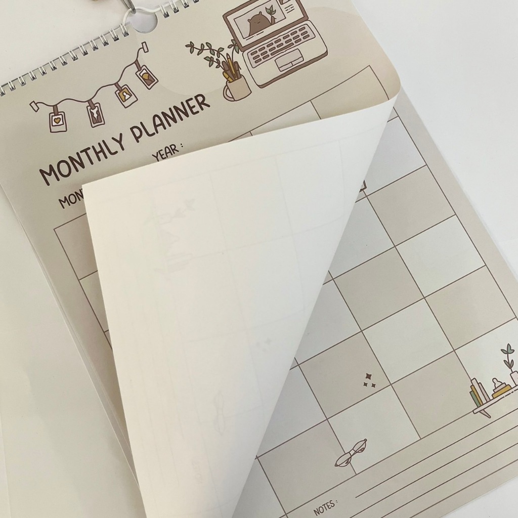 Planner A3 2025 ปฏิทินโปสเตอร์ ปฏิทินผนัง 2568 Calendar DIY | Shopee ...