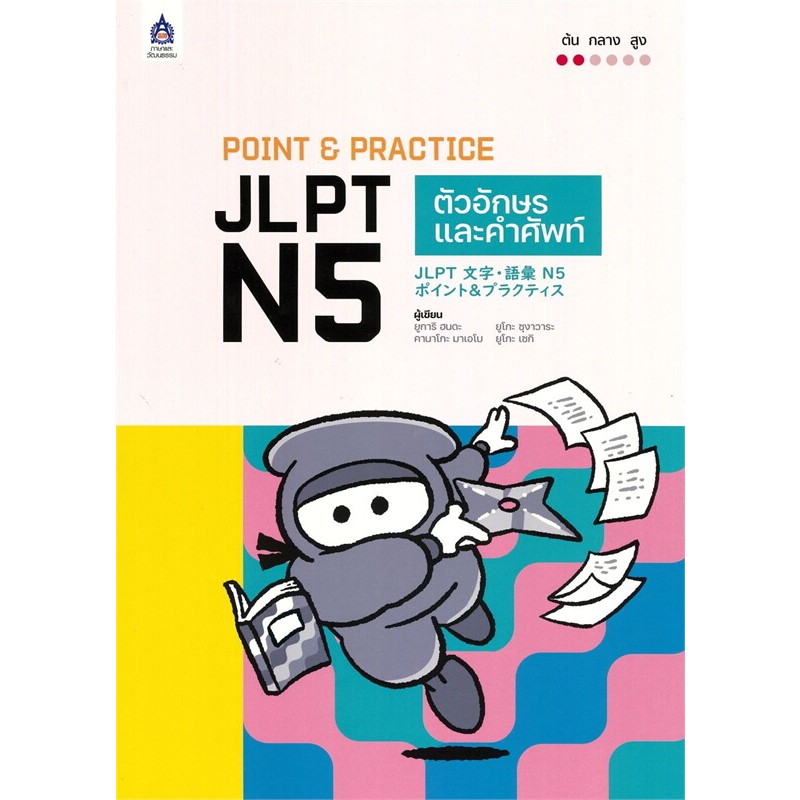 9789744438638 POINT & PRACTICE JLPT N5 ตัวอักษรและคำศัพท์ | Shopee Thailand