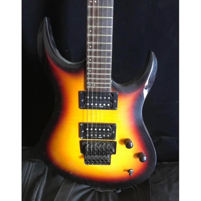 กีตาร์ไฟฟ้า Washburn XM DLX-FR Flamed Tobacco Burst มือสอง | Shopee ...