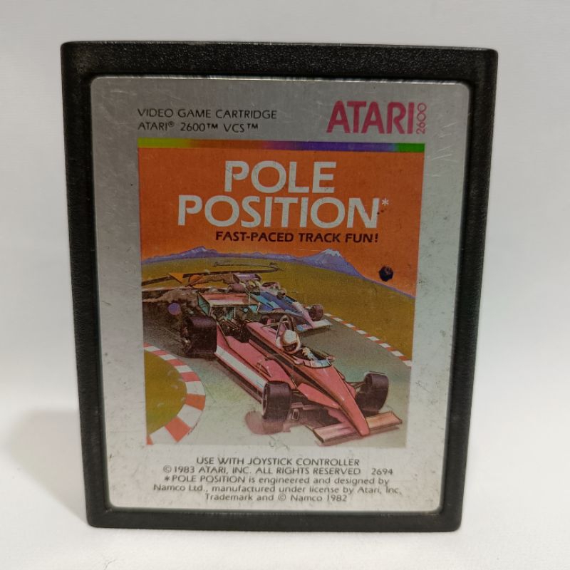 ตลับ Atari และ Atari2600 เกม แข่งรถ F1 หรือ Pole Positio Fast Paced ...